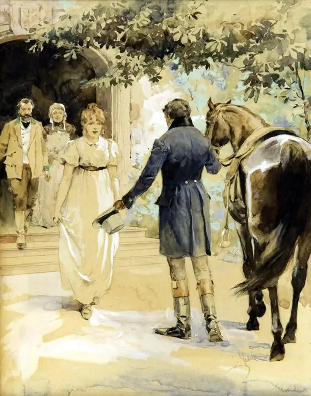 Женское очарование, художник Людек Алоиз Марольд / Ludwig Marold 1865 ...