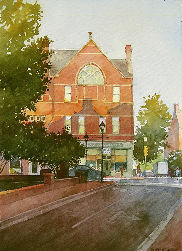 А здесь такая тишина... Американский художник Richard Sneary ...