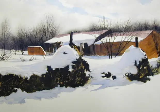 "Раскинулся вольно пейзаж вековой..." Американский художник Robert ...